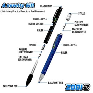 ZOOI Valentines Day Gifts for Him, Gifts for Men 9 in 1 Multitool Pen, Mens Valentines Gifts for Boyfriend, Husband, Dad, Grandpa, Tools Cool Gadgets for Men, Dad Gifts for Men Who Have Everything