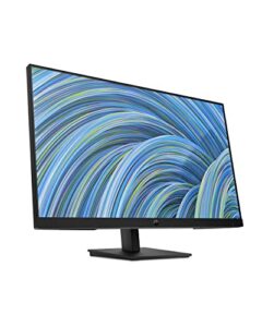 hp 27h full hd monitor - diagonal - ips panel & 75hz refresh rate - smooth screen - 3-sided micro-edge bezel - 100mm height/tilt adjust - built-in dual speakers - for hybrid workers,black