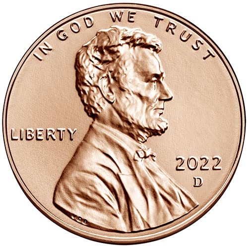 2022 D BU Lincoln Shield Cent US Mint Choice Uncirculated