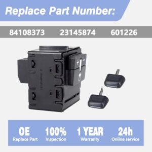 84108373 Trailer Brake Control Switch Fits for 2014-2021 Chevy Colorado Silverado Suburban GMC Canyon Sierra Yukon Replace Part Number 23145874 601226