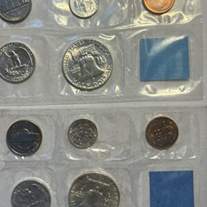 1957 PD US Silver Mint set Half Dollar, Quarter, Dime, Nickel, Cent Seller BU