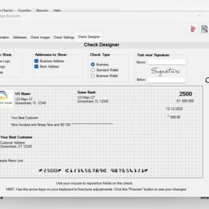 Print Checks Deluxe - Business Class Check Printing Software for Windows 10/11