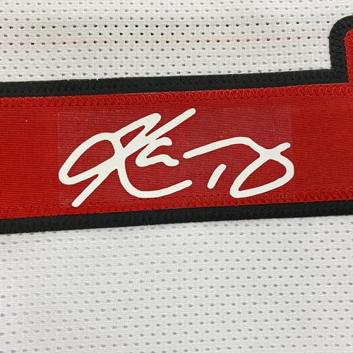 Facsimile Autographed Kyler Murray Arizona White Reprint Laser Auto Football Jersey Size Men's XL