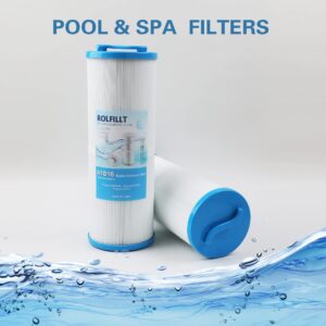 ROLFILLT 4CH-949 Spa Filter Replaces Unicel 4CH-949, Pleatco PWW50L, Filbur FC-0172, SD-01143, 817-4050, Rising Dragon 50, Waterway Teleweir 50 sqft Filter Cartridge 2 Pack