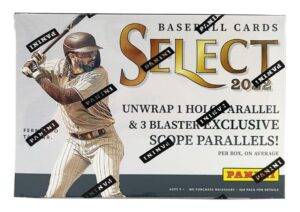 2022 panini select baseball blaster box (3 packs/bx)