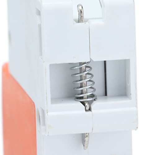 4Pcs 1P Surge Protective Device, Orange DIN Rail Mounting SPD House Arrester Protector Device for AC 420V RMU1‑C20/40/60(Imax：60kA)