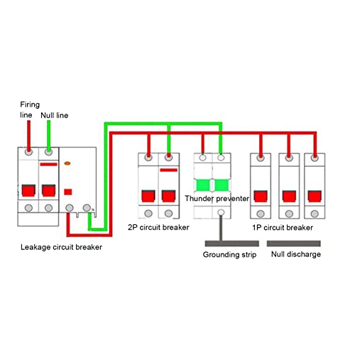 4Pcs 1P Surge Protective Device, Orange DIN Rail Mounting SPD House Arrester Protector Device for AC 420V RMU1‑C20/40/60(Imax：60kA)