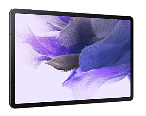 Samsung Galaxy Tab S7 FE 2021 Android Tablet 12.4” Screen LTE/WiFi (T-Mobile) 64GB S Pen Included Long-Lasting Battery Powerful Performance, Mystic Black - SM-T738UZKAXAU (Renewed)