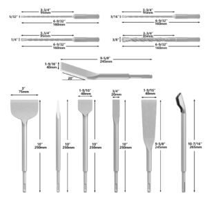 GSTK SDS Plus Chisel Bits Set (2 Pieces)