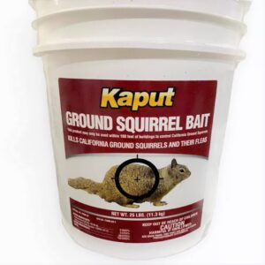 kaput ground squirrel bait - kills ground squirrels - 25lb.