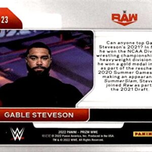 2022 Panini Prizm #23 Gable Steveson Raw Wrestling