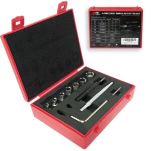 s&f stead & fast spot weld cutter kit, 7 cutters, 3/8 shank, depth of cut 1/4, cutting diameter 5/16-3/4