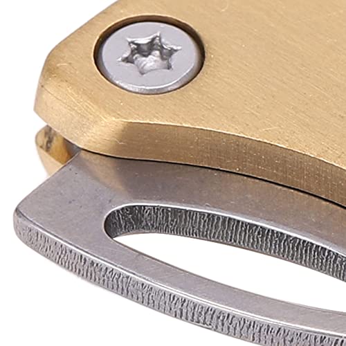 RTZY Portable Brass Small Pocket Knife with a Small Knife with a Key Chain for Outdoor Camping (RTZY1nh39cuxov)