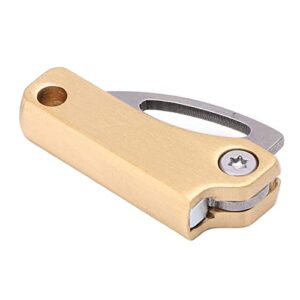 RTZY Portable Brass Small Pocket Knife with a Small Knife with a Key Chain for Outdoor Camping (RTZY1nh39cuxov)