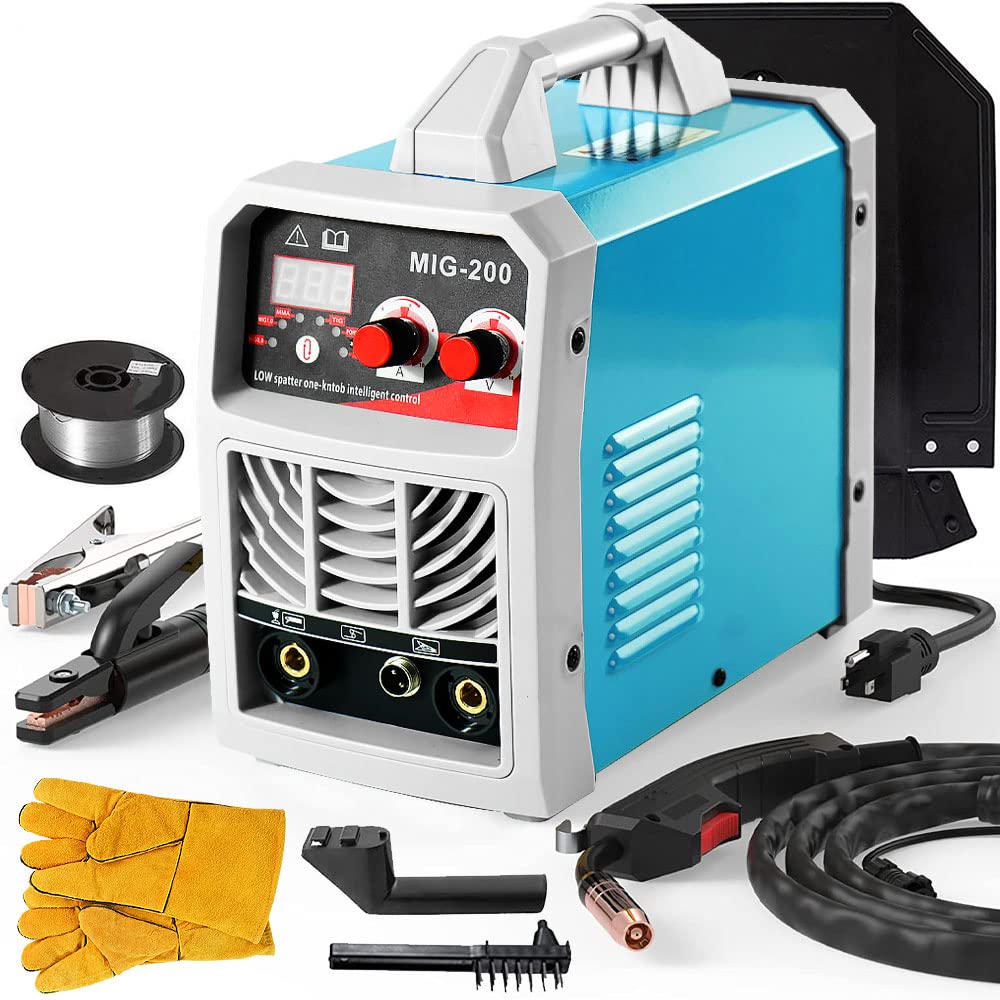 Evargc 110V 3 In 1 Mig Welder ARC Lift Tig Mig Gasless No Gas Flux Core Wire IGBT Multifunctional Welding Machine