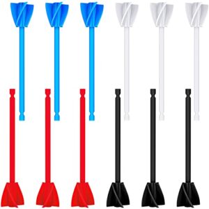 12 pieces paint mixer drill attachment,helix paint mixer resin drill mixer paint stirrers drill attachment for 1 gallon of paint epoxy resin silicone jewelry casting molds (red, blue, black, white)