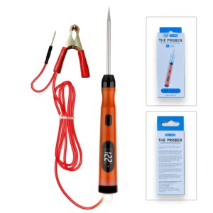 PARANNIC Test Light Automotive - 5-12-30 Volt Circuit Fuse Trailer Wiring Continuity Tester Digital LED Circuit Tester