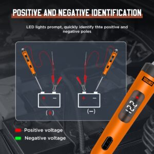 PARANNIC Test Light Automotive - 5-12-30 Volt Circuit Fuse Trailer Wiring Continuity Tester Digital LED Circuit Tester