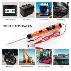 PARANNIC Test Light Automotive - 5-12-30 Volt Circuit Fuse Trailer Wiring Continuity Tester Digital LED Circuit Tester