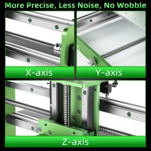 FoxAlien x WoodMads WM-3020 CNC Router for Metal Caving, 300W Spindle Linear Rails and Ball Screws 3-axis Milling Engraving Machine for Aluminum Copper Wood Acrylic