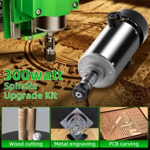 FoxAlien x WoodMads WM-3020 CNC Router for Metal Caving, 300W Spindle Linear Rails and Ball Screws 3-axis Milling Engraving Machine for Aluminum Copper Wood Acrylic