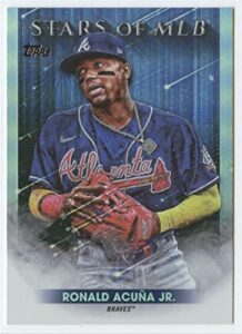 2022 topps stars of mlb #smlb-2 ronald acuna jr. atlanta braves baseball nm-mt