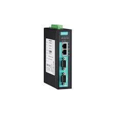 nport ia5250ai-iex, serial device server, 2-port rs-232/422/485, 2 kv isolation, 2 10/100mbaset(x), serial/lan/pwr surge protect, 0-60°c