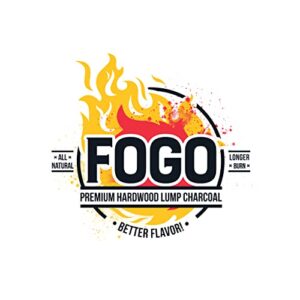 FOGO Premium Hardwood Lump Charcoal, Fogostarters, Natural Fire Starters, 30 Count Box