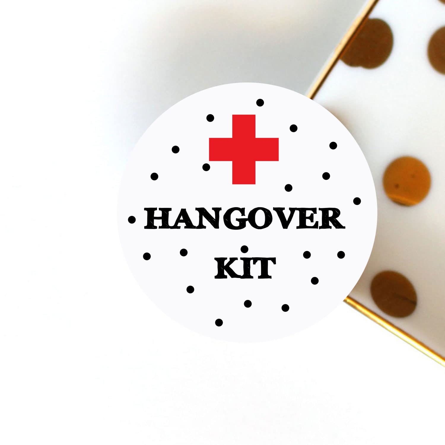 Hangover Kit Sticker, Emergency Hangover Kit, Party Favour Labels, Party Favour Stickers, Hangover Kit Labels,Survival Kit, Wedding Favor Stickers120pcs/set