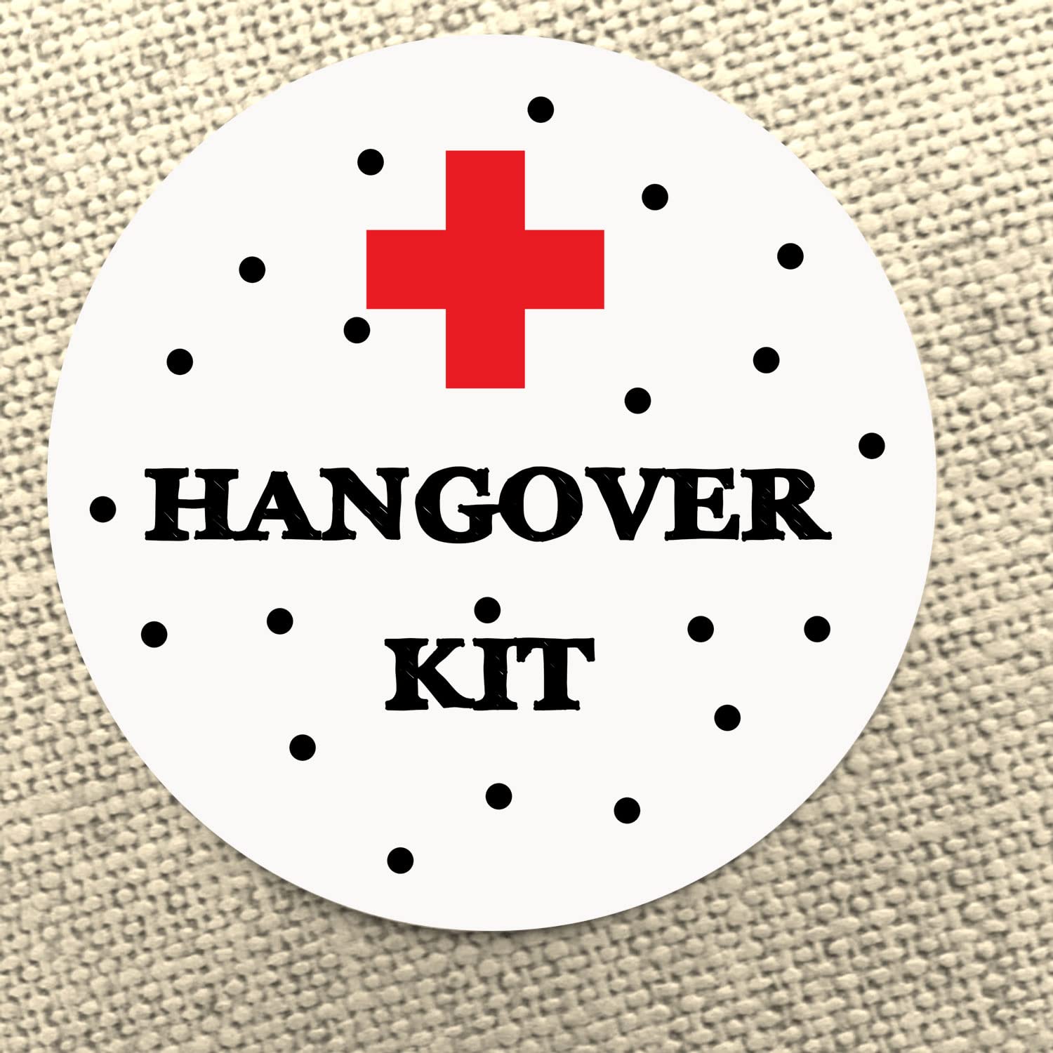 Hangover Kit Sticker, Emergency Hangover Kit, Party Favour Labels, Party Favour Stickers, Hangover Kit Labels,Survival Kit, Wedding Favor Stickers120pcs/set