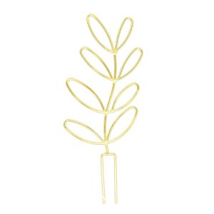 saterkali plant climbing stake elegant anti-wear portable practical anti-rust plant support rack for bonsai golden