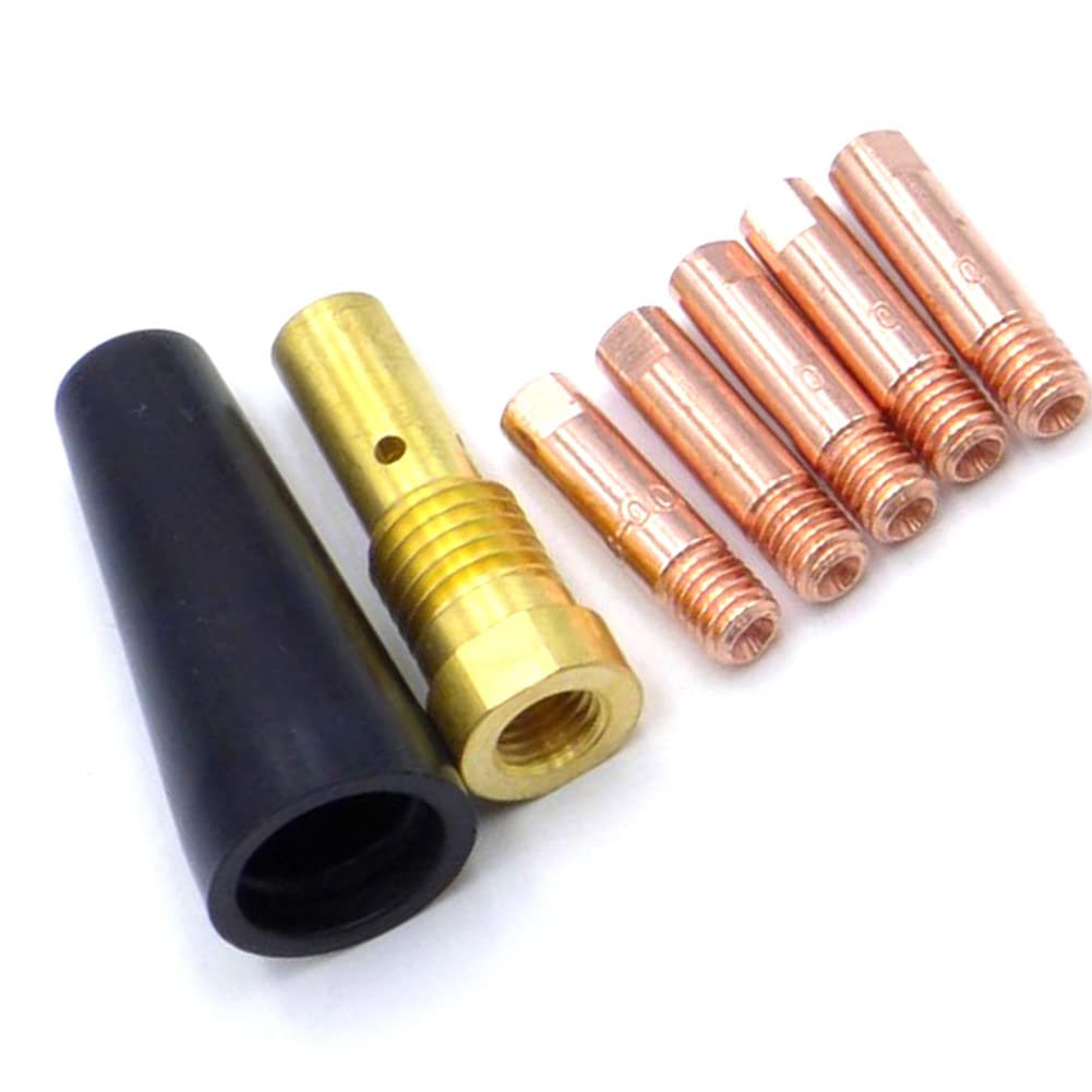 ARMYJY 7PCS Gasless Nozzle Tips Fit Century FC90 Flux Cored Wire Feed Welder K3493 1 Mig Welding Accessory Contact Tip for Mig Welding