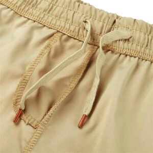 Men's Workout Sports Shorts Quick Dry Lightweight Running Gym Shorts Casual Summer Beach Swim Trunks with Pockets (Khaki,X-Large)