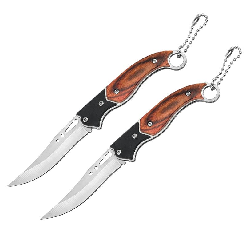 SHixu Pocket Folding Knife 2Pack Tactical Knives EDC Tools for Outdoor Camping Fishing - Best Gift Idea