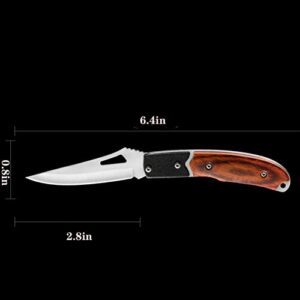 SHixu Pocket Folding Knife 2Pack Tactical Knives EDC Tools for Outdoor Camping Fishing - Best Gift Idea