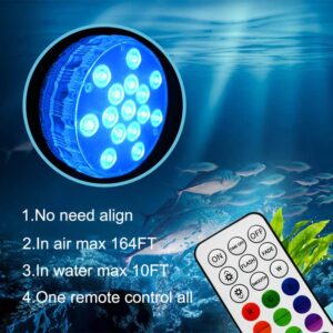 Spa Lights for Hot Tub,Waterproof 15 LEDs and 16 Colors Changing Spa Lights, Wireless Pond Light,Bathtub Lights,Pool Light with Magnet and 5 Suction Cups,Hot tub Light,3xAA Battery Operated