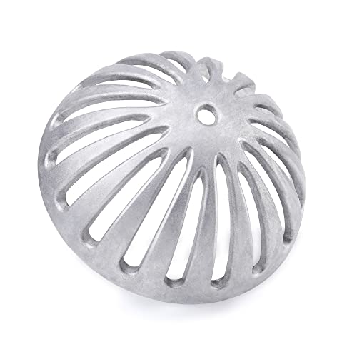 Floor Sink Strainer, Aluminum Dome Strainer, Floor Drain Strainer, Strainer for Dining Room, Home, Outdoor Garden, Kitchen Or Bathroom 5-1/2" W X 2-1/4"H-01