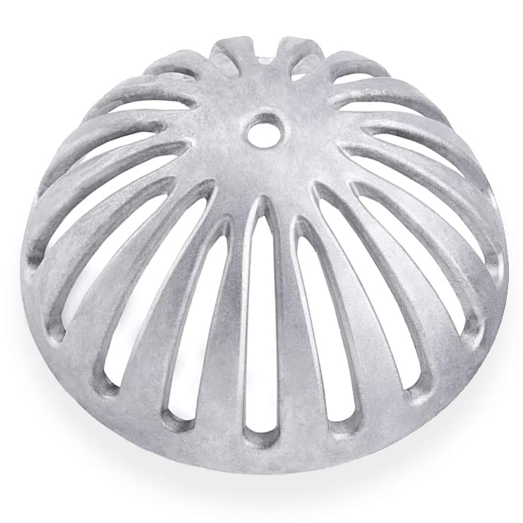 Floor Sink Strainer, Aluminum Dome Strainer, Floor Drain Strainer, Strainer for Dining Room, Home, Outdoor Garden, Kitchen Or Bathroom 5-1/2" W X 2-1/4"H-01