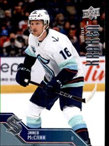 2021-22 upper deck seattle kraken (from box set) #18 jared mccann seattle kraken nhl hockey trading card