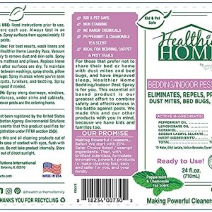 CHOMP! Insect and Pest Control for Home, Bedding and Indoor: Plant-Based Ant, Bed Bug, Dust Mite, Spider and More - Mint Scent 2-Pack, 24 Oz R2U, 24oz 3X Concentrate