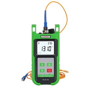 Fiber Optic Light Source Single Mode Komshine KLS-35 SM 1310nm 1550nm FTTX FTTH Network and Fiber Optic Testing Stable Output Optical Power (KLS-35-S)