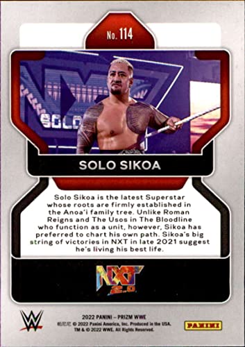 2022 Panini Prizm WWE #114 Solo Sikoa NXT 2.0 Wrestling Trading Card