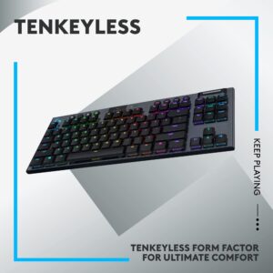 Logitech G915 TKL Tenkeyless Lightspeed Wireless RGB Mechanical Gaming Keyboard + Logitech G502 Lightspeed Wireless Gaming Mouse