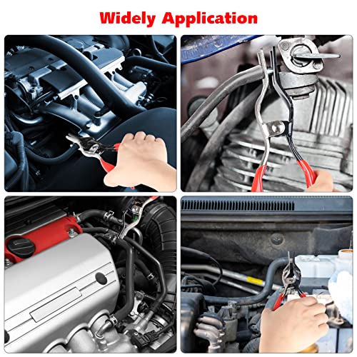 JMMRRR Separator Pliers Pipe Repairing Tool, Automobile Hose Remover Separator Pliers, Auto Fuel and Vacuum Line Tube Hose Remover for Fuel Hoses, Radiator Hoses, Gas Lines