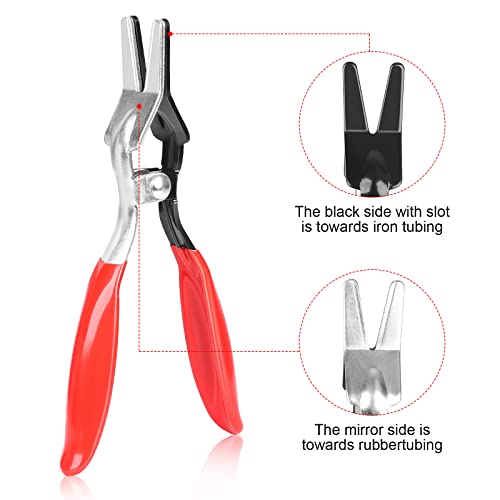 JMMRRR Separator Pliers Pipe Repairing Tool, Automobile Hose Remover Separator Pliers, Auto Fuel and Vacuum Line Tube Hose Remover for Fuel Hoses, Radiator Hoses, Gas Lines