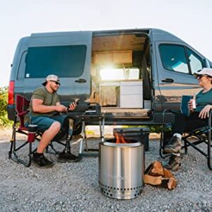 Solo Stove Ranger Backyard Bundle 2.0 | Incl. Ranger Smokeless Fire Pit, Stand, Shield, Shelter and Lid, Portable for Wood Burning, Removable Ash Pan, Stainless Steel, H: 15.25in x Dia: 15in, 21.5lbs