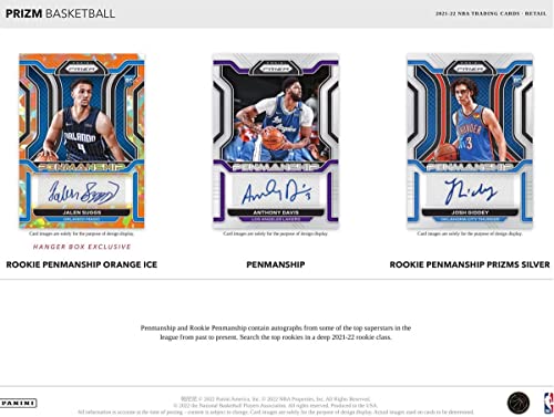 2021-22 Panini Prizm NBA Basketball Blaster Box (24 Cards Total) 3 Exclusive Ice Prizms