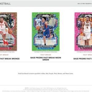 2021-22 Panini Prizm NBA Basketball Blaster Box (24 Cards Total) 3 Exclusive Ice Prizms