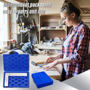 Machinist Square Set 2 Inch 3 Inch 4 Inch 6 Inch High Precision, 90 Degree High Precision Wide Base Square Measuring Tool for Engineer Student Woodworking Machinery