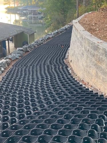 Performance Footing 3" BaseCore Geocell Ground Grid Stabilizer | 462 sq feet| Perfect Gravel Grid Base for Patios, Sheds, Carports, Slopes, Pathways and Parking